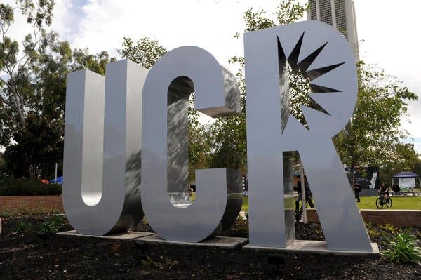 UCR sign | UCR News | UC Riverside