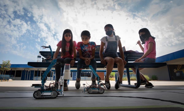 girls robot | UCR News | UC Riverside