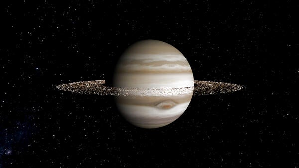 Jupiter with rings | UCR News | UC Riverside Jupiter with rings | UCR News | UC Riverside