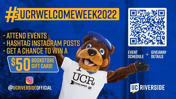 Welcome Week 2022 | UCR News | UC Riverside