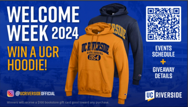 Welcome Week 2024 | UCR News | UC Riverside